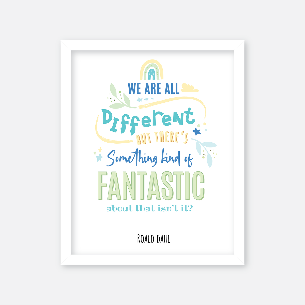 We are all different - Wall Art – GWD Kids