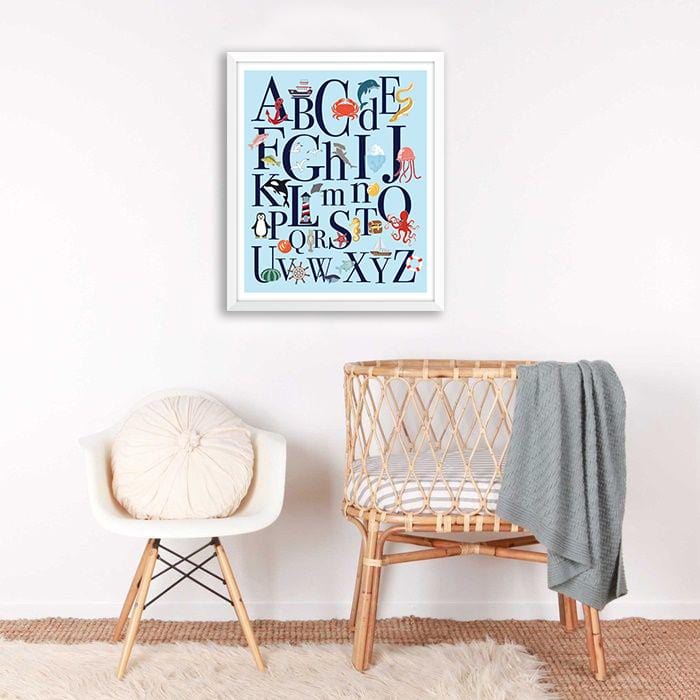 A-Z Nautical Poster – GWD Kids