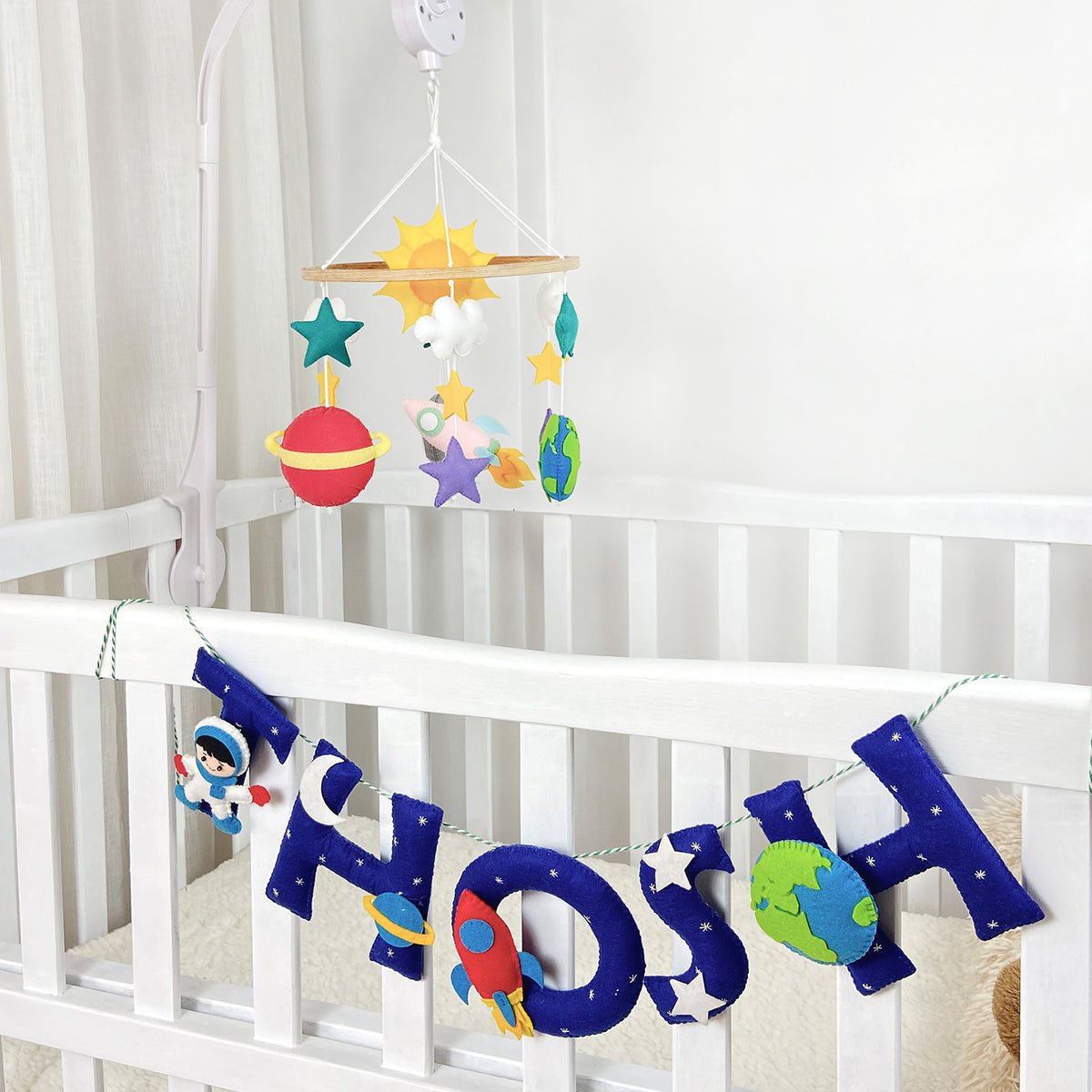 Personalised Space Name Bunting/Garland – GWD Kids