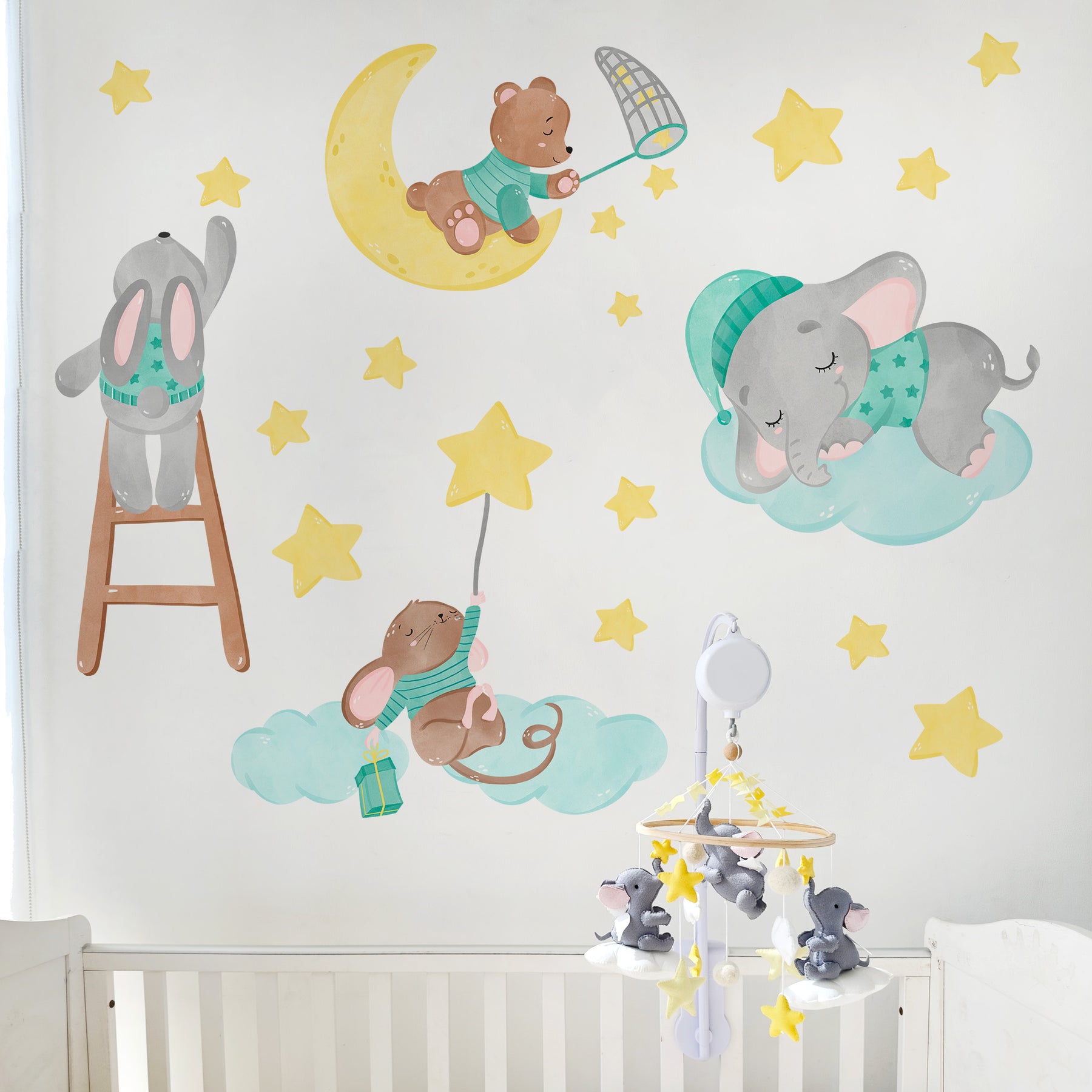 Nursery Wall Stickers Children's Room Decals Decorative Room Stickers ...