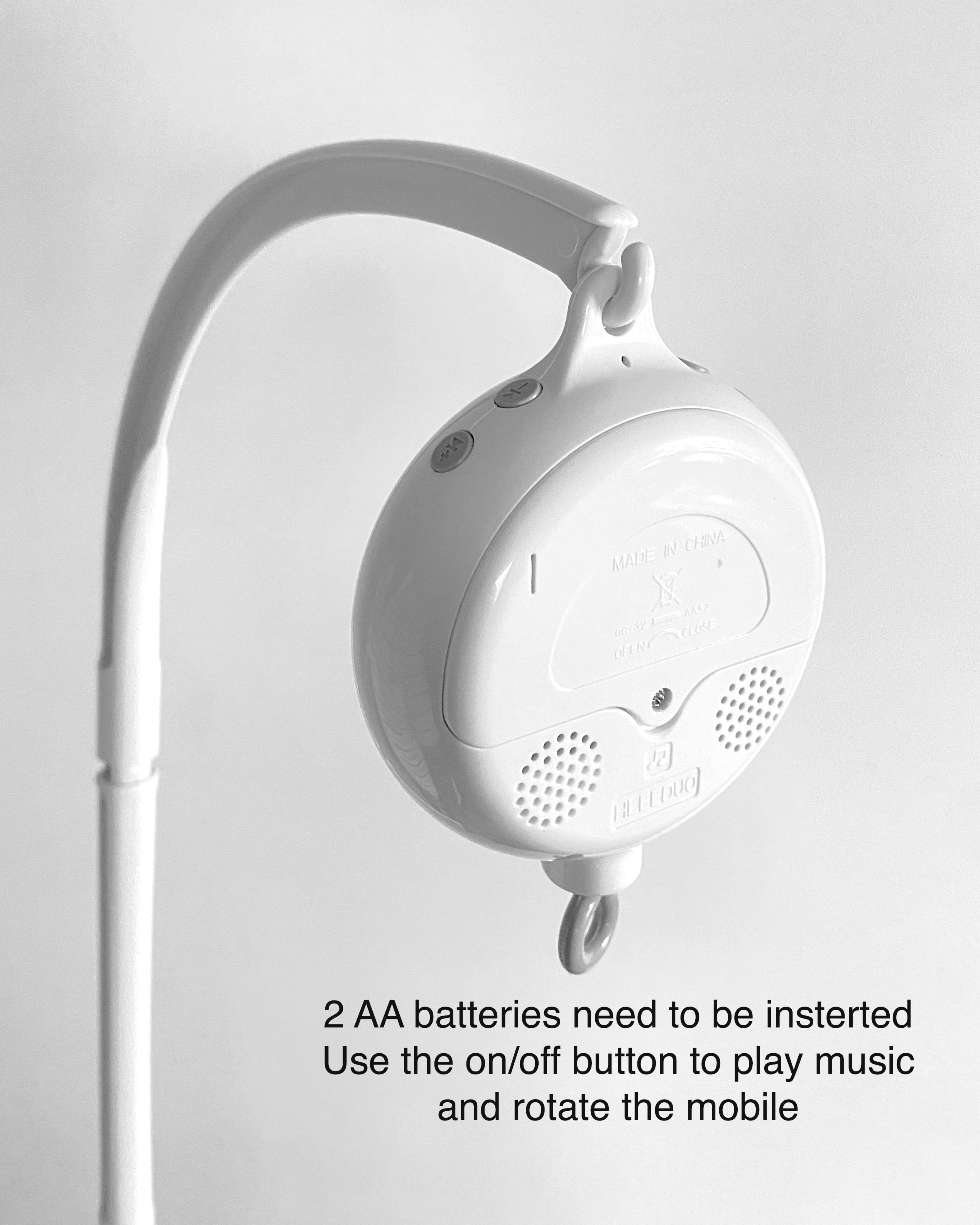 Newborn Animals Musical Baby Felt Cot Mobile Toy Hanging Nursery Décor ...