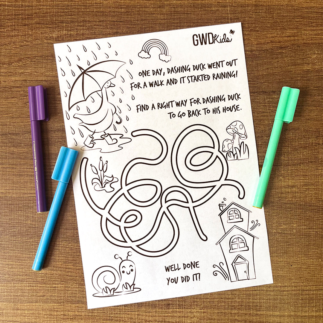 Monsoon Time Free Printable Activity Interactive Page For Kids And ...