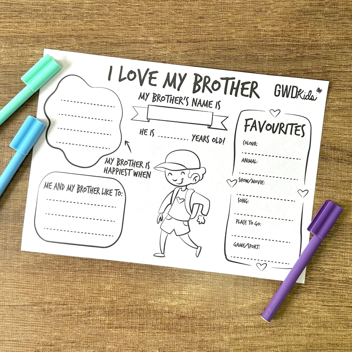 Raksha Bandhan Free Printable Activity Page For Brother Sister Rakhi ...