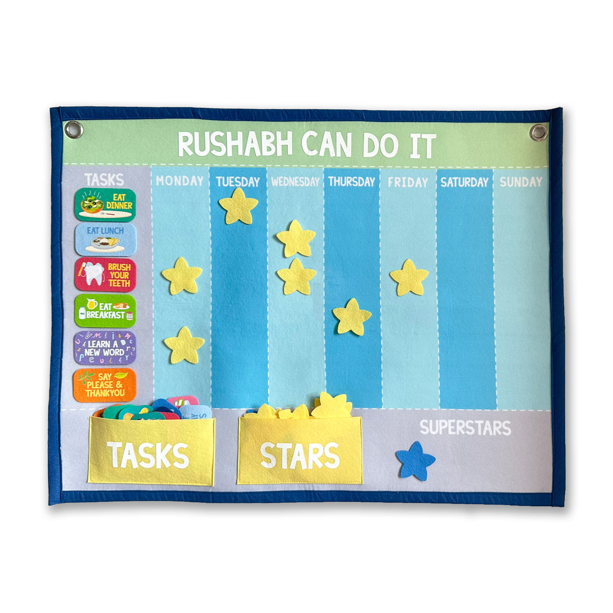 Kids Daily Activity Chart Habits Tracking Routine Chart Everyday Tasks ...