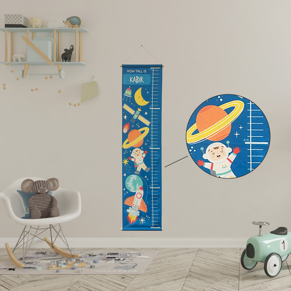 Height Chart Growth Ruler Kids Baby Nursery Wall Growth Tracker – GWD Kids