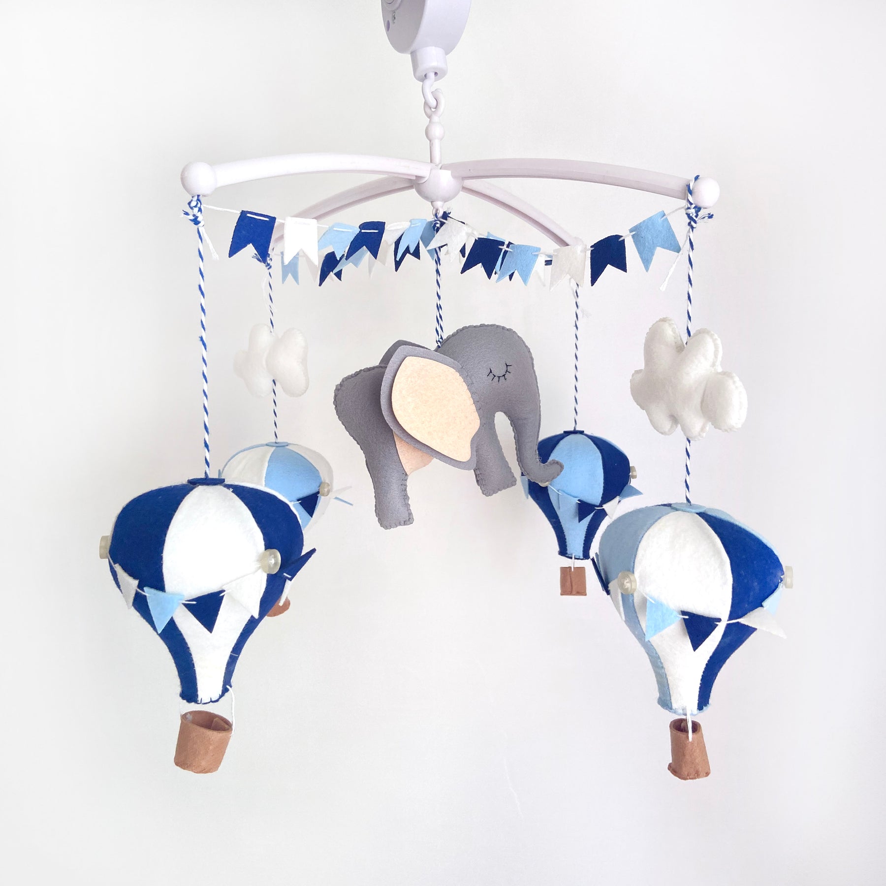 Musical Baby Felt hanging Cot Mobiles & Garlands For Baby Nursery Crib ...