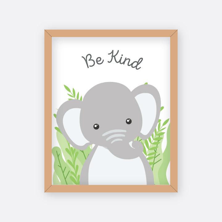 Wild Animal Portrait Frames Set – GWD Kids