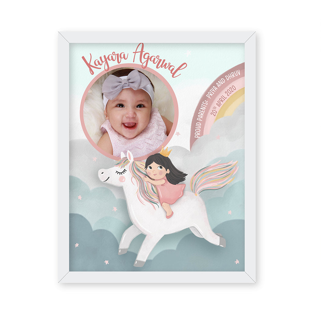 Personalised Baby Birth Memory Frames Baby Birth Details Frame Baby ...