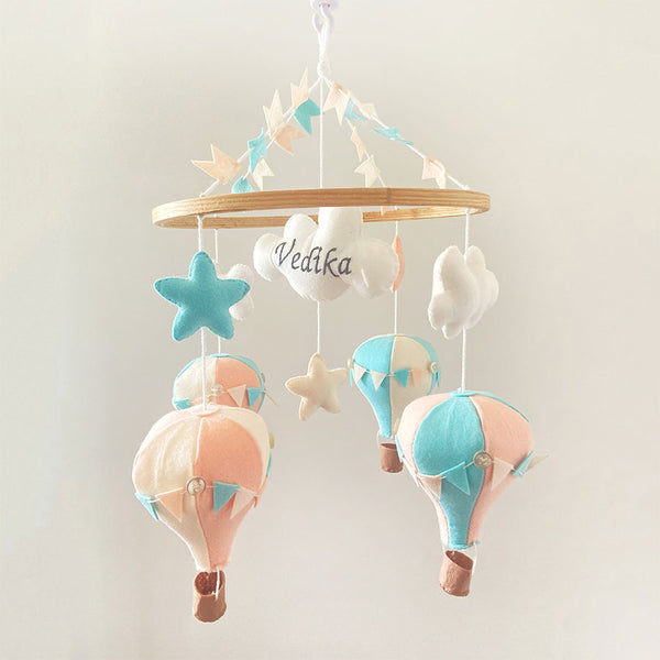 Musical Baby Felt hanging Cot Mobiles & Garlands For Baby Nursery Crib ...
